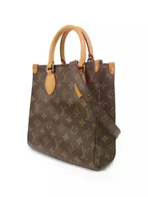 LOUIS VUITTON Bb Sac Plat Monogram Tote Bag