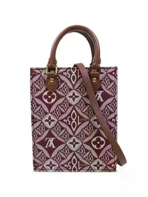 LOUIS VUITTON Petit Sac Plat Monogram Jacquard Tote Bag