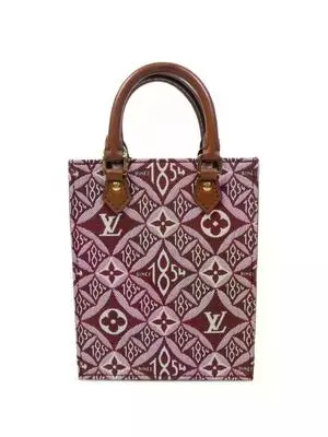 LOUIS VUITTON Petit Sac Plat Monogram Jacquard Tote Bag