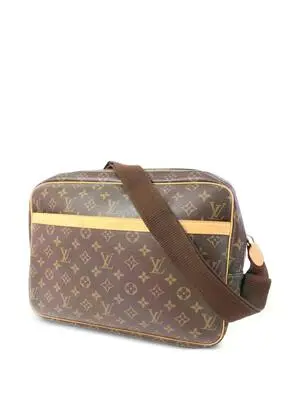 LOUIS VUITTON Monogram Reporter Gm Shoulder Bag - Brown