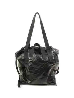 Balenciaga Logo-strap Leather Tote Bag