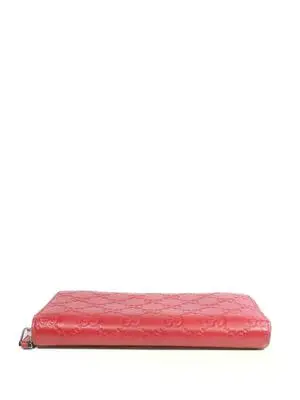 Gucci Zip-up Wallet - Red
