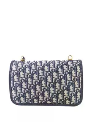 Dior Dioraddict Oblique Flap Shoulder Bag - Blue