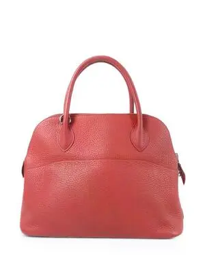 Hermès Bolide 31 Leather Tote Bag - Red