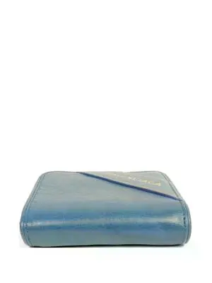 Balenciaga Leather Wallet - Blue