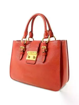 Miu Miu Buckled Leather Shoulder Bag