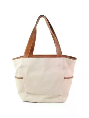 Delvaux Two-way Canvas Tote Bag