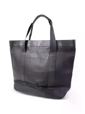 Balenciaga Perforated Logo Tote Bag