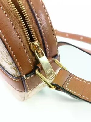 Celine Triomphe Canvas Round Shoulder Bag - Neutrals