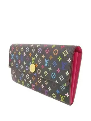 LOUIS VUITTON Monogram Multicolore Sarah Wallet - Black