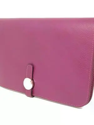 Hermès 2019 Dogon Leather Wallet - Purple