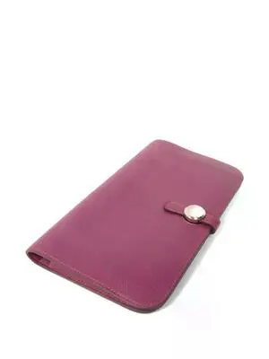 Hermès 2019 Dogon Leather Wallet - Purple