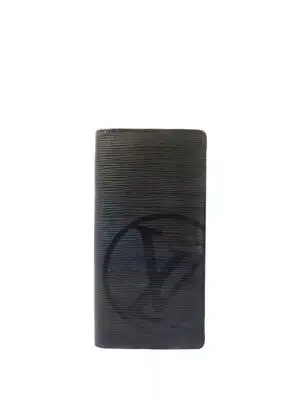 LOUIS VUITTON Brazza Epi Wallet - Black