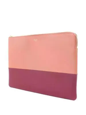 Celine Two-tone Leather Pouch