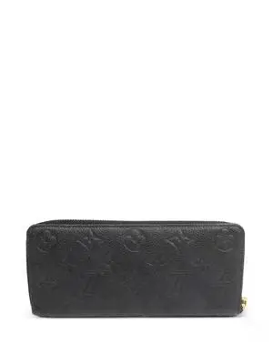 LOUIS VUITTON Clemence Monogram-pattern Wallet - Black