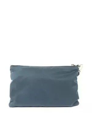 Prada Logo Plaque Clutch Bag