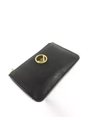 Fendi Logo Leather Wallet