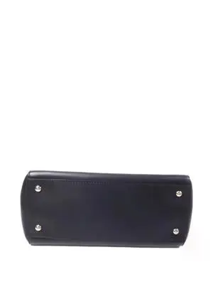 Fendi Dotcom Calfskin Shoulder Bag - Black