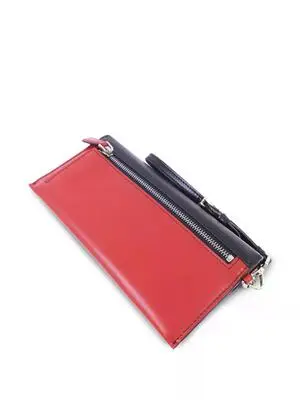 Prada Logo-embossed Leather Clutch Bag