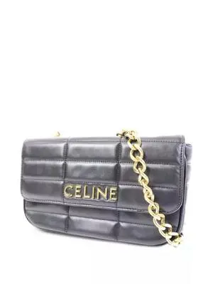 Celine Logo Detail Shoulder Bag