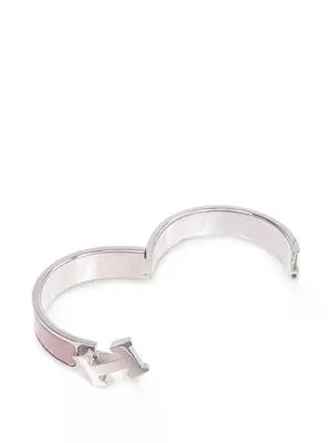 Hermès Clat H Clasp Bracelet - Silver