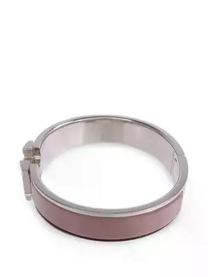 Hermès Clat H Clasp Bracelet - Silver