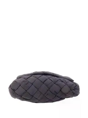 Bottega Veneta Rumple Messenger Shoulder Bag - Grey