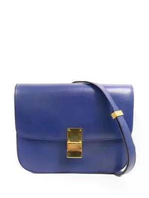 Celine Classic Box Shoulder Bag - Blue