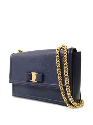 FERRAGAMO Vara Bow Chain Shoulder Bag