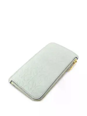 Loewe Anagram-embossed Card Holder - Blue