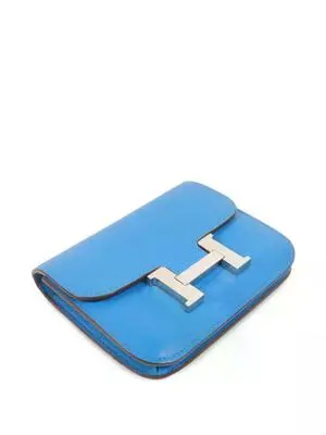 Hermès Constance Slim Wallet - Blue