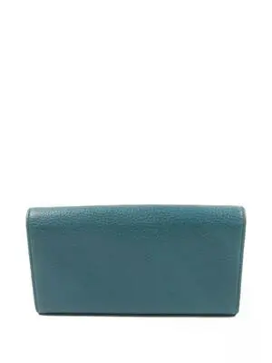 Gucci Gg Long Wallet - Blue