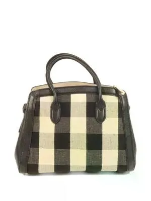 Kate Spade New York Check-pattern Leather-trim Shoulder Bag