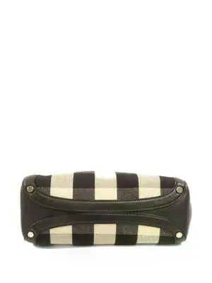 Kate Spade New York Check-pattern Leather-trim Shoulder Bag