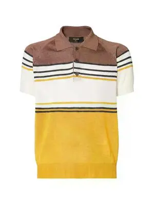 Fendi Short Sleeve Polos For Men