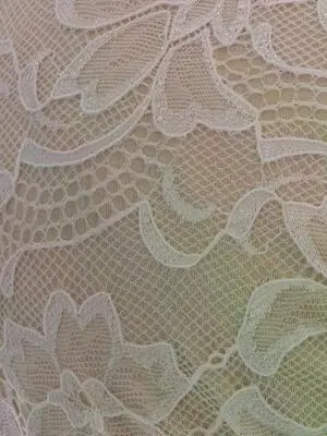 MC2 SAINT BARTH Lace Overlay Triangle Bikini - Neutrals