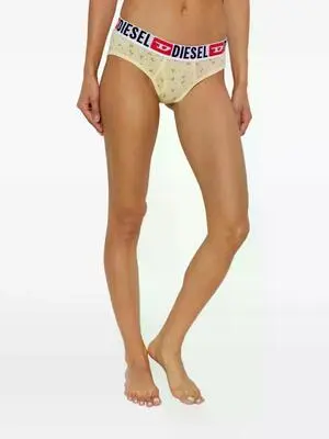 DIESEL® Logo-waistband Floral-print Briefs