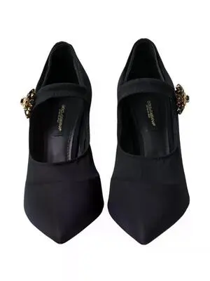 Dolce & Gabbana Mary Jane Crystal-embellished Pumps