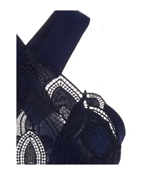 Alberta Ferretti Lace Cropped Top - No