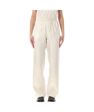 Loulou De Saison Alera Silk Straight-leg Pants