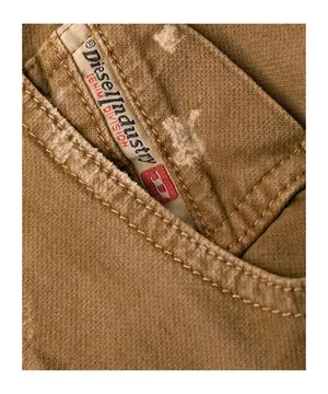 DIESEL® Straight-leg Cargo Jeans - Brown