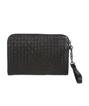 Bottega Veneta Intrecciato Document Case - Black