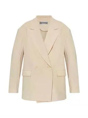 Issey Miyake Looped Double-breasted Blazer