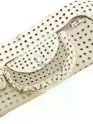 Gianfranco Ferre Eyelet Embellished Multi-pocket Belt