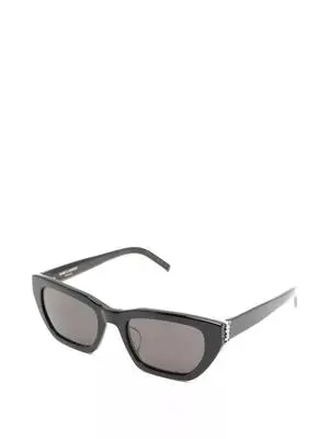 Saint Laurent Logo Plaque Sunglasses