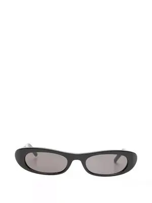 Saint Laurent Oval-frame Sunglasses - Black