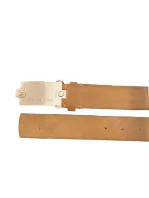 Gianfranco Ferre Logo Plaque Belt