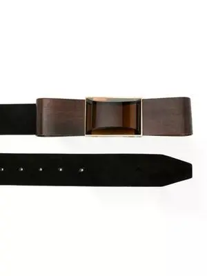 Gianfranco Ferre Bow Detail Buckle Belt