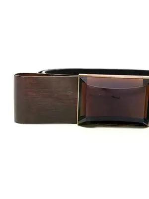 Gianfranco Ferre Bow Detail Buckle Belt
