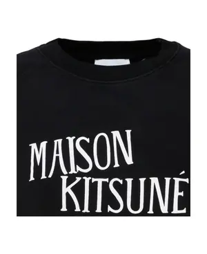 Maison Kitsuné Printed Crewneck Sweatshirt